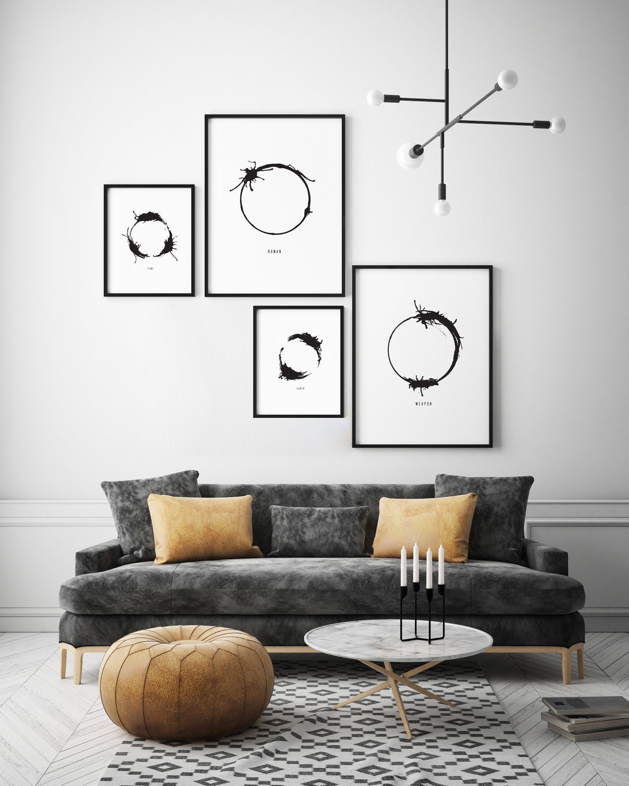 Pack Arrival Heptapod Scifi Alien Movie Ink Language Modern Minimal ...