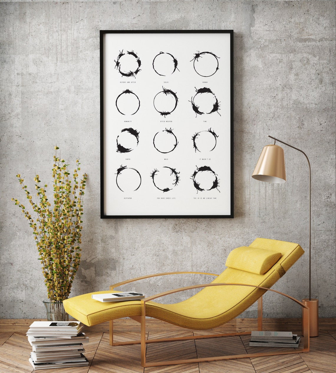 Arrival Heptapod Scifi Alien Movie Ink Language Modern Minimal Digital ...