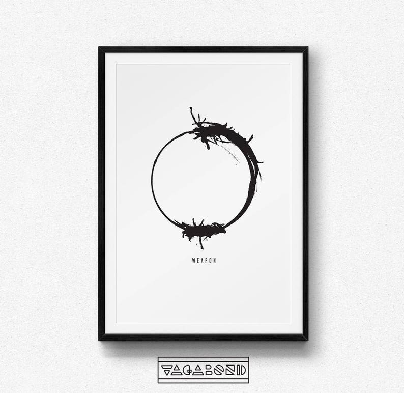 Arrival Movie Alien Language Weapon Digital Downloadable Home Decor ...