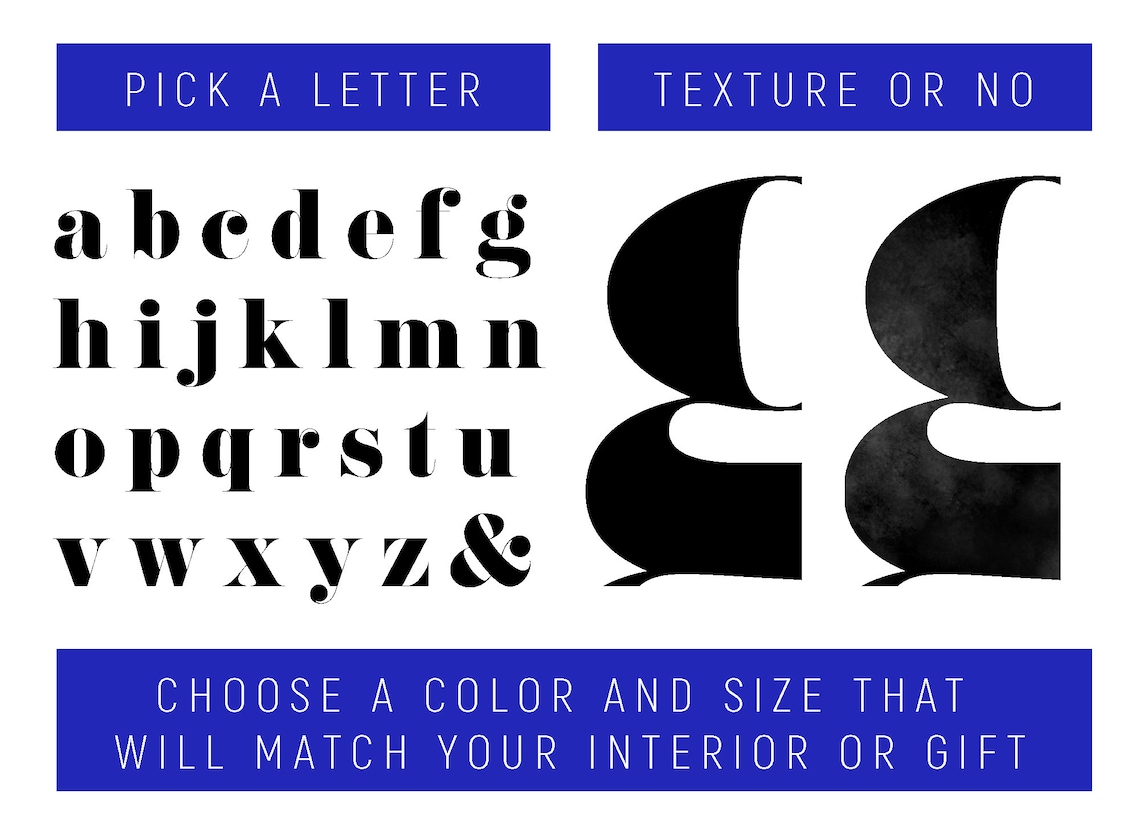 Customized Personalized Letter Alphabet Initial Digital Downloadable ...