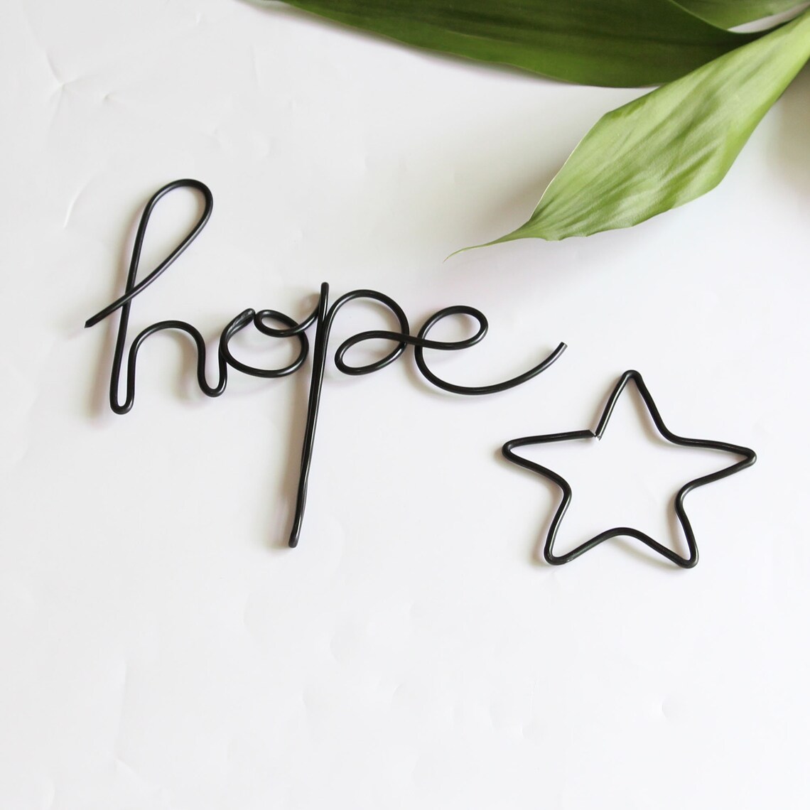 Hope Metal Sign Metal Wall Art Hope Sign Metal Words | Etsy