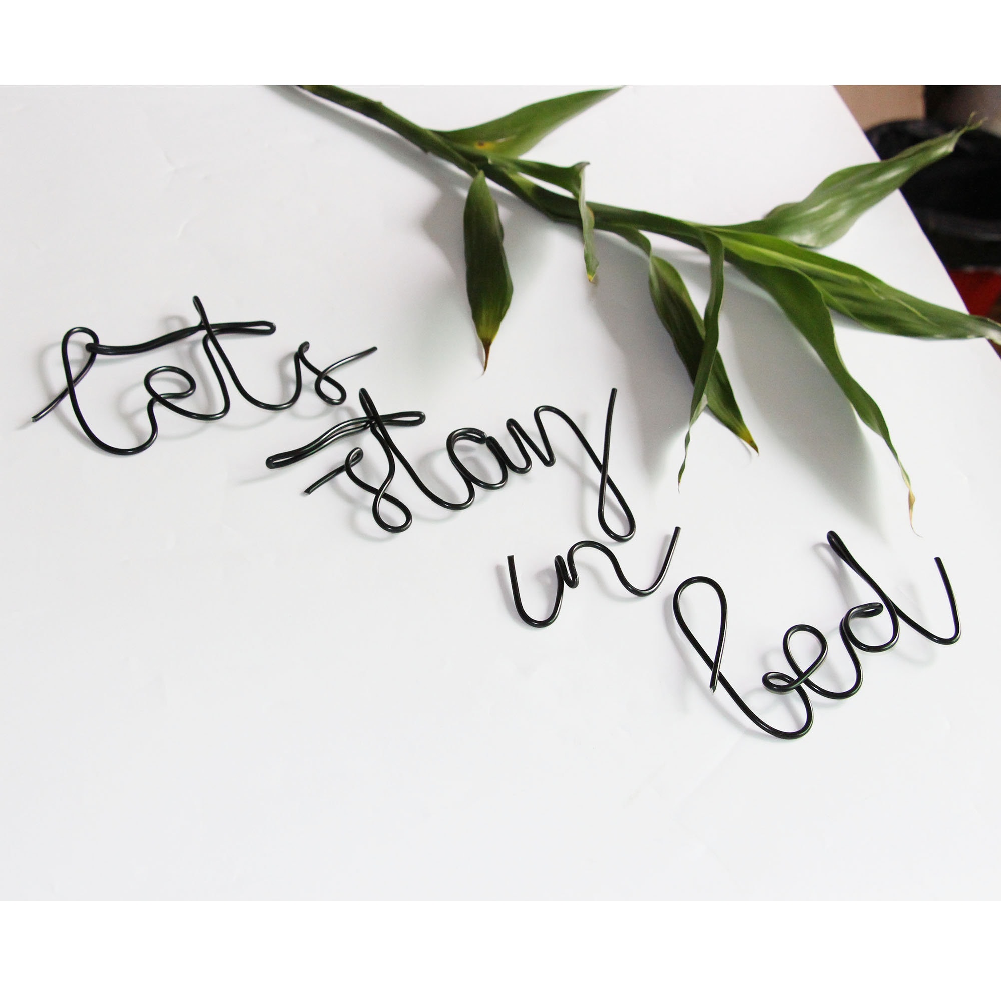 Personalized Wire Wall Art Wire Name Sign Metal Wall Art | Etsy