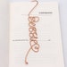 Personalized Wire Name Bookmark, Unique Handmade Custom Bookmark, Back ...
