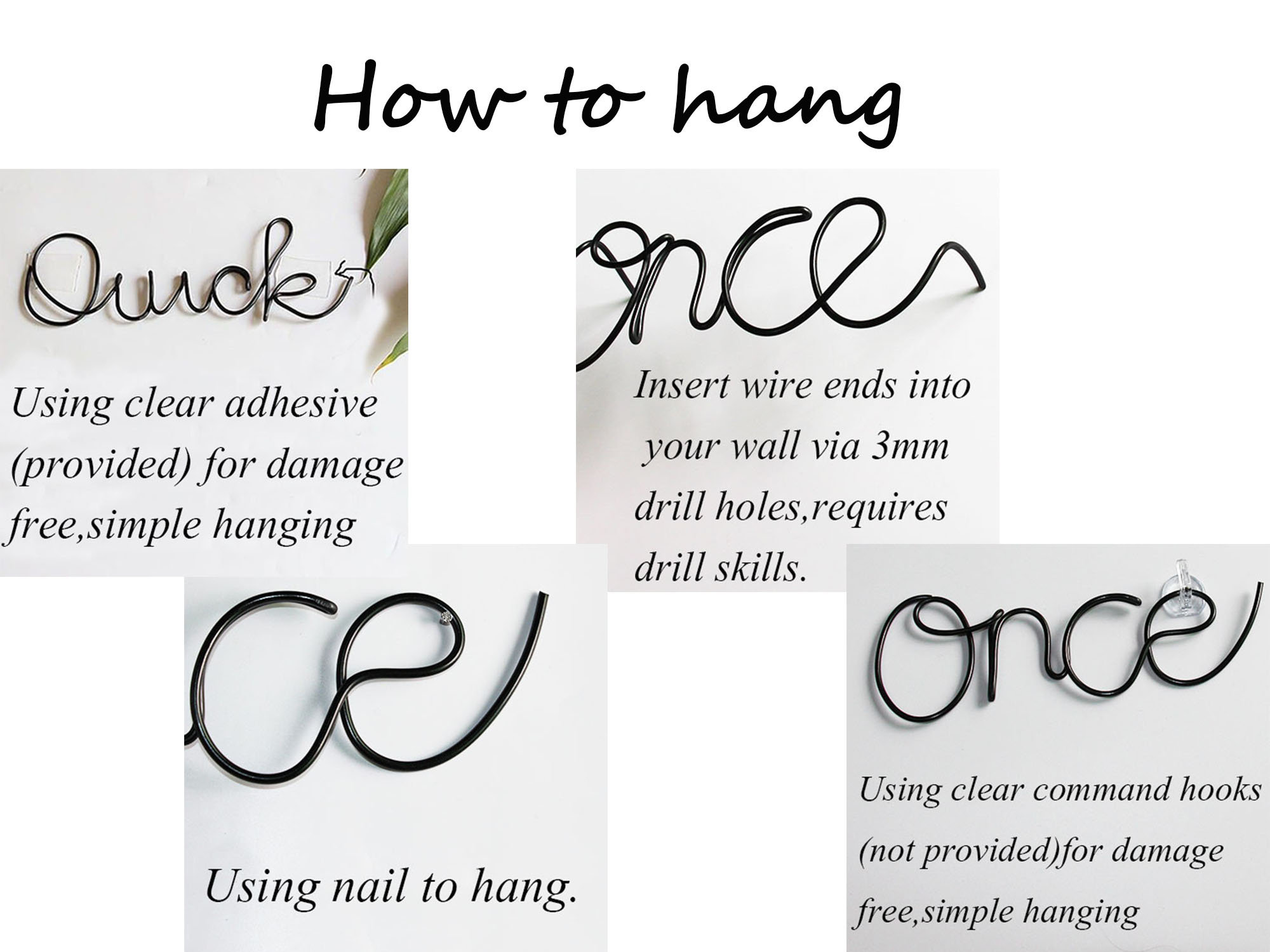 Music Note Wall Art Set, Music Note Wire Wall Art, Wire Music Note ...