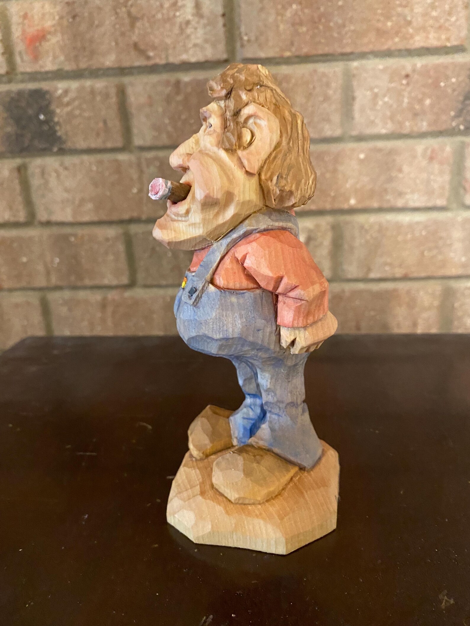 Caricature Figure in Overalls - Etsy