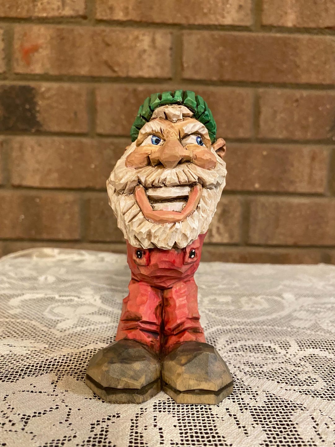 Caricature Carved Lumberjack Santa - Etsy