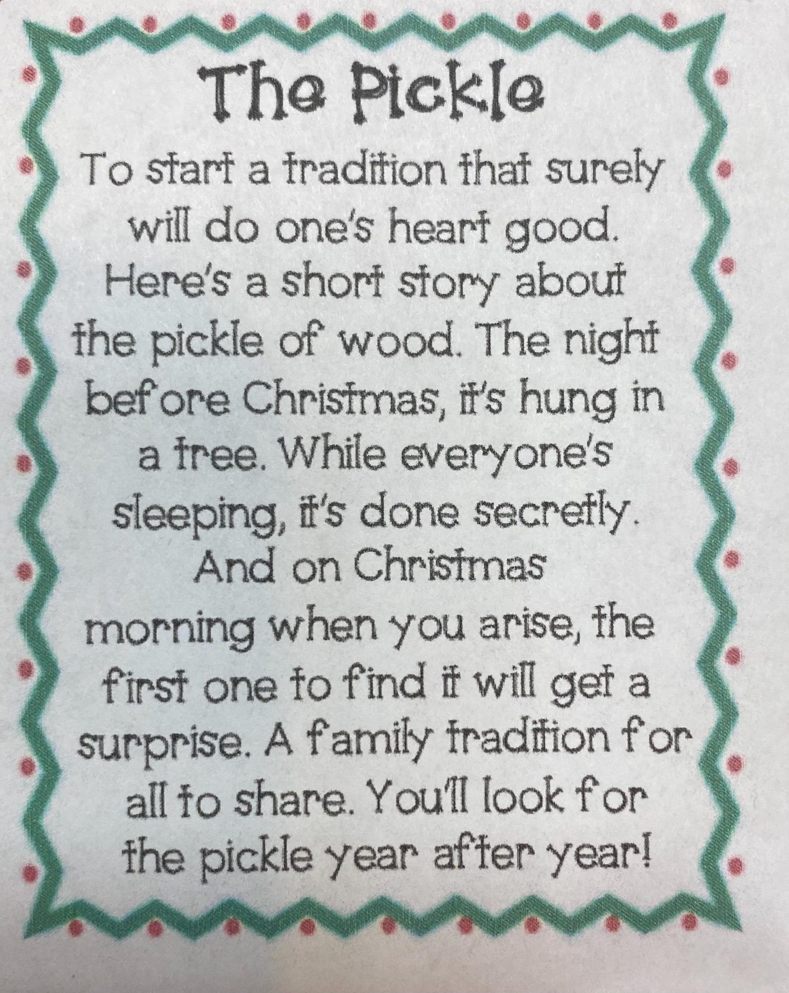 Caricature Goofy Christmas Pickle - Etsy