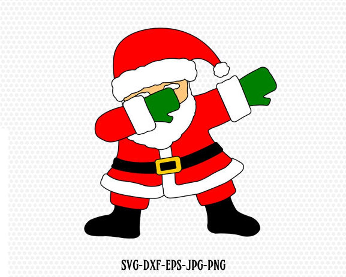 Santa svg Dabbing svg file Dabbing svg Dab svg Dabbing Santa | Etsy