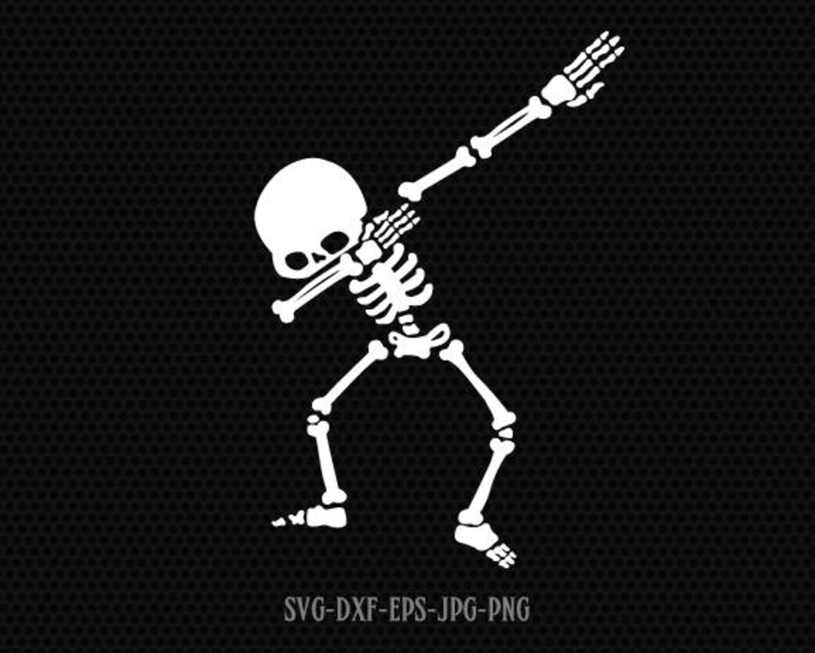 Dabbing skeleton SVG halloween skeleton svg halloween svg | Etsy