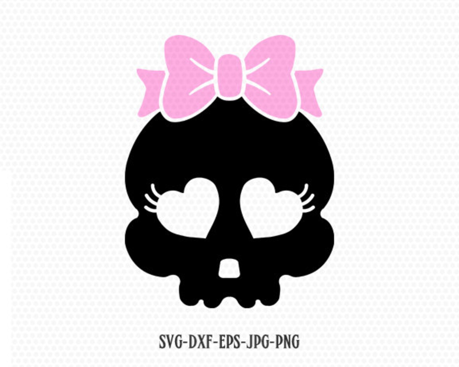 Cute Skull Girl Halloween Svg Cute Love Sugar Skull Svg - Etsy