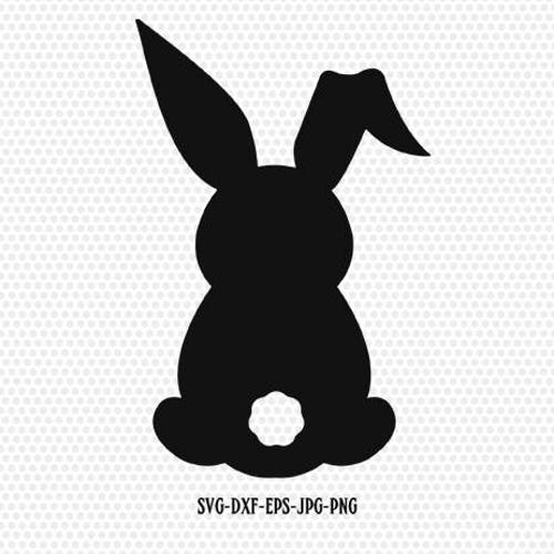 Bunny Svg Rabbit Svg Easter Svg Spring Svg | Etsy