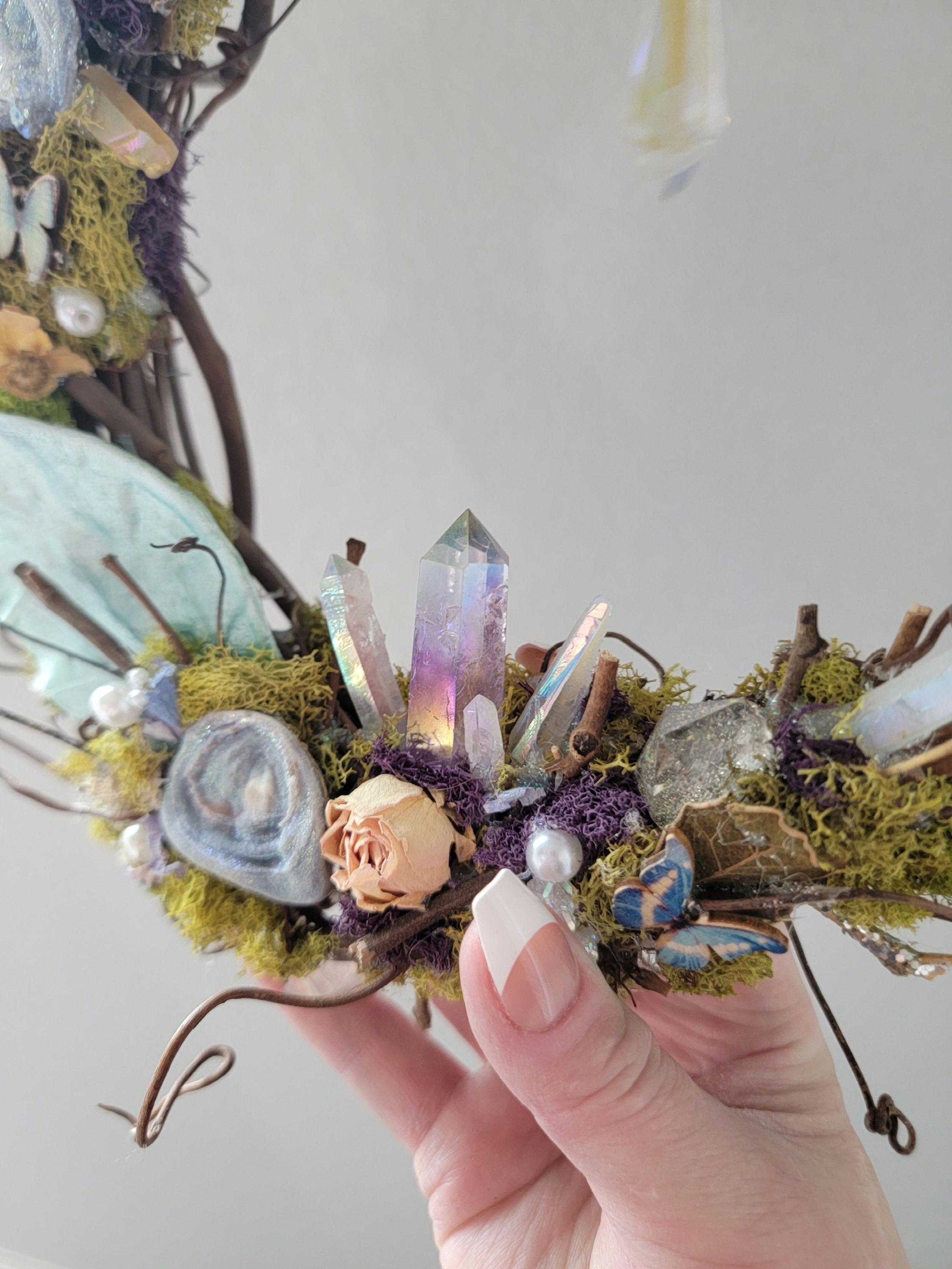 Moon Wreath * Midsummer Nights Dream * Moon Shaped Wreath * Sacred ...