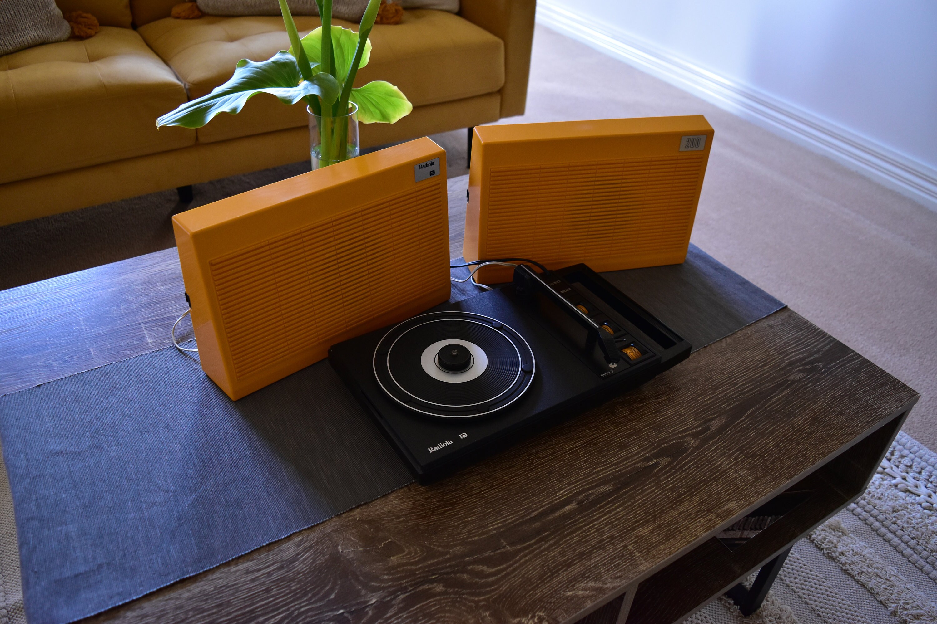 Retro Portable Radiola Record Player Suitcase Style Philips Stereo - Etsy