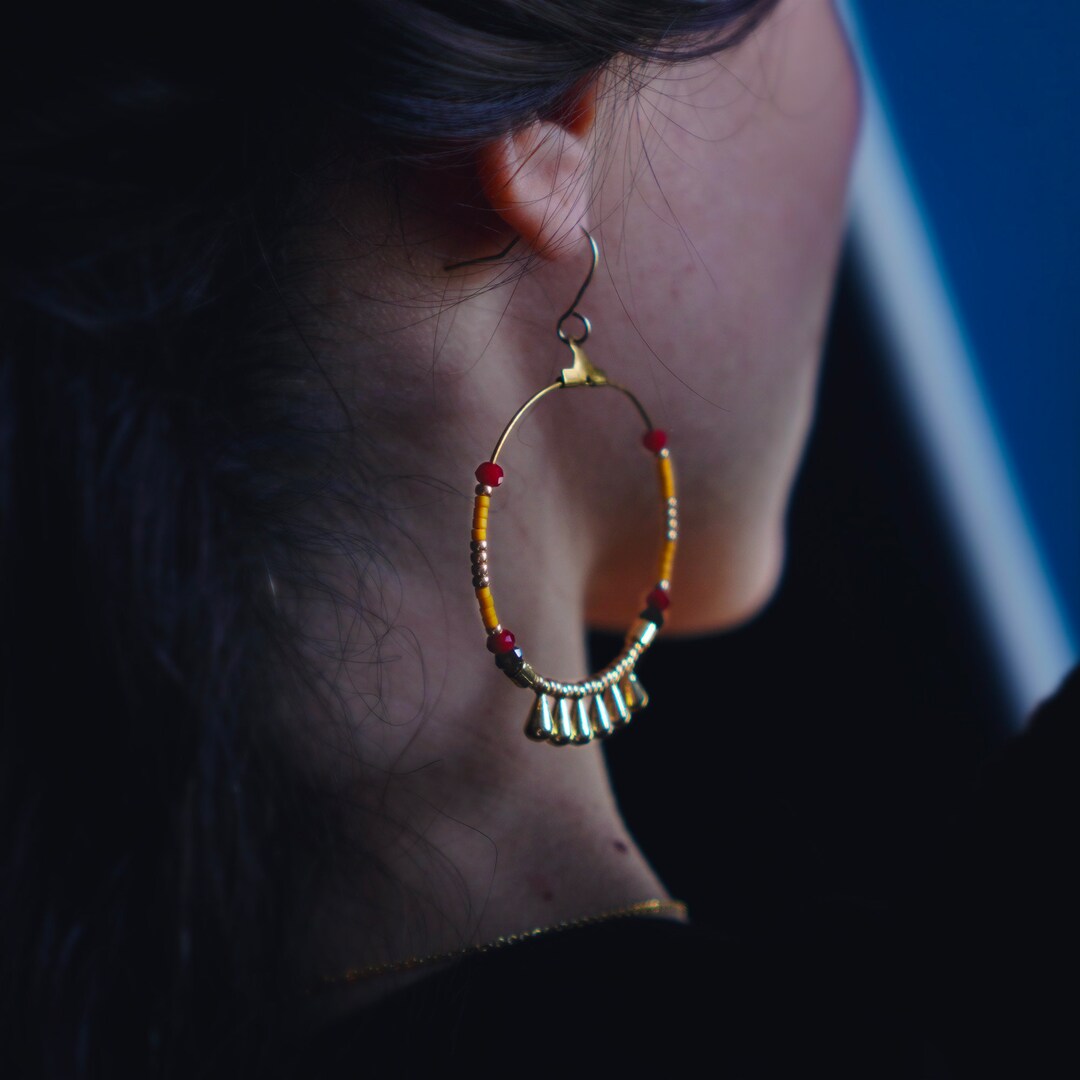 Boho Hoops - Etsy