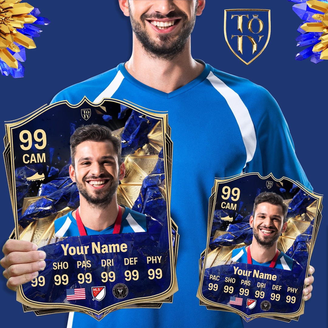 FC25 TOTY Card Digital PNG Image, Personalized Football Card Png Image ...
