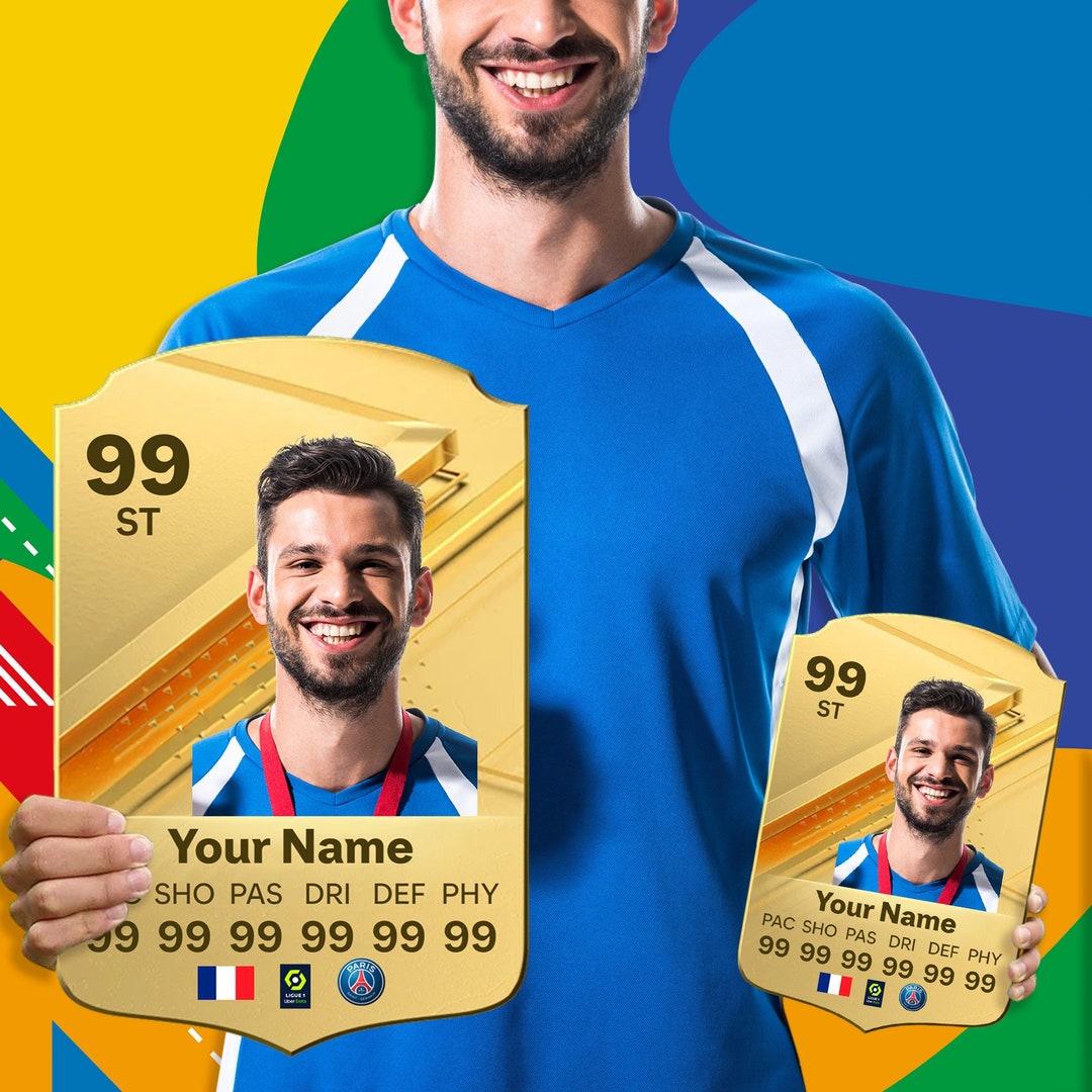 Personalised FIFA 24 FUT Card Rare Gold Eafc 24 Toty Icon Totw Ultimate ...