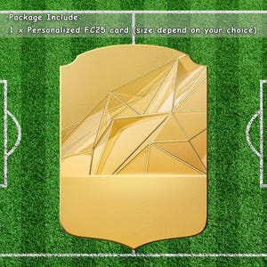 Personalized Football Card, FC25 FUT Heroes Card, Customized Soccer ...