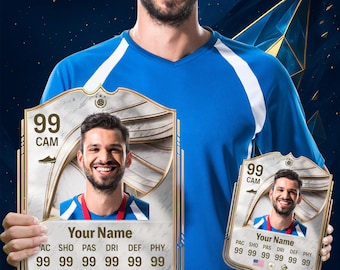 Personalized Football Card, FC25 FUT Heroes Card, Customized Soccer ...