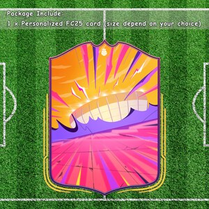 Personalized Football Card, FC25 FUT Heroes Card, Customized Soccer ...