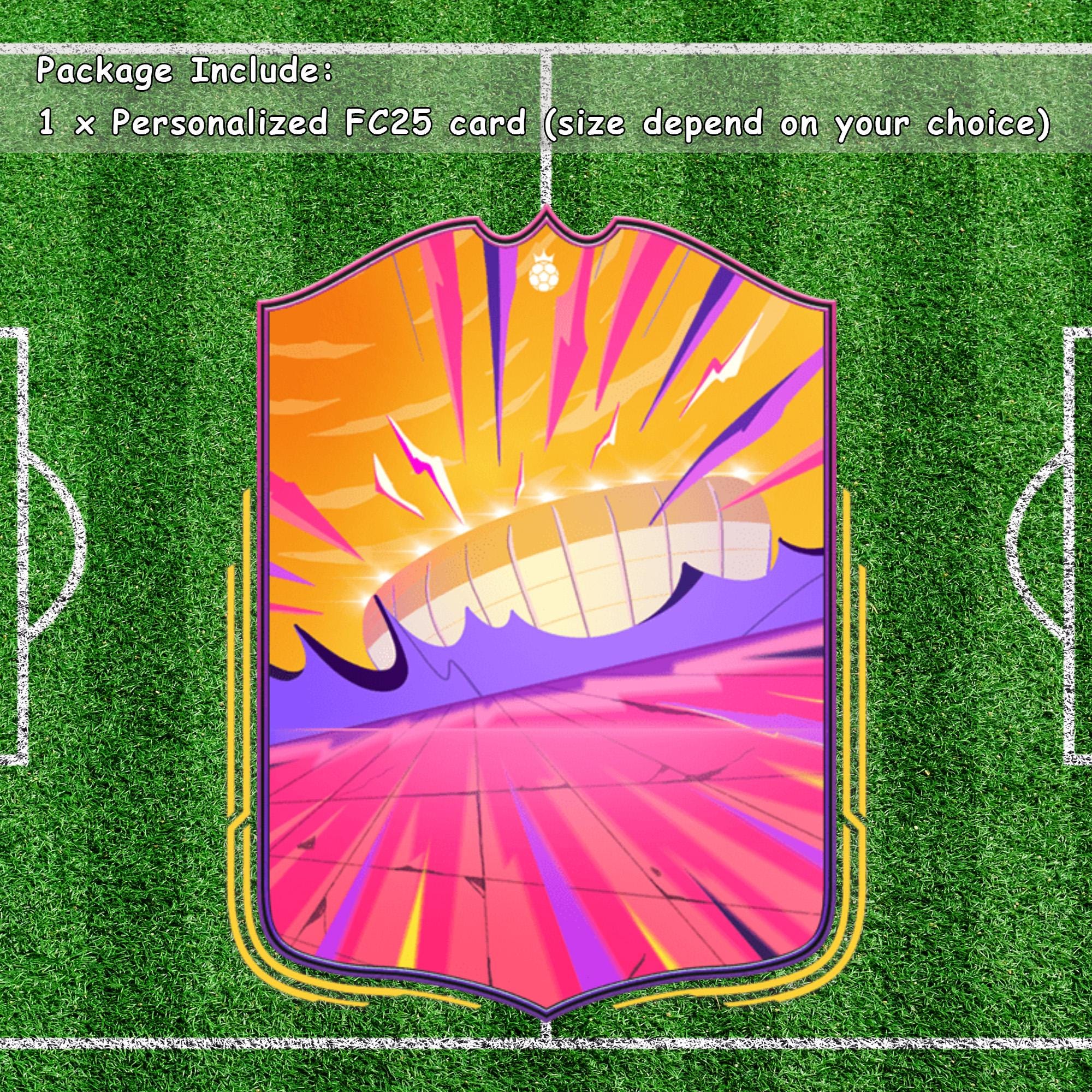 Personalized Football Card, FC25 FUT Heroes Card, Customized Soccer ...