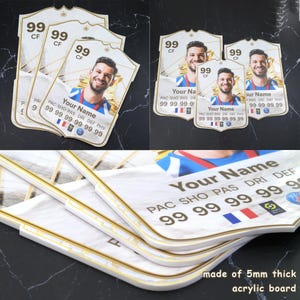 Personalized Football Card, FC25 FUT Heroes Card, Customized Soccer ...