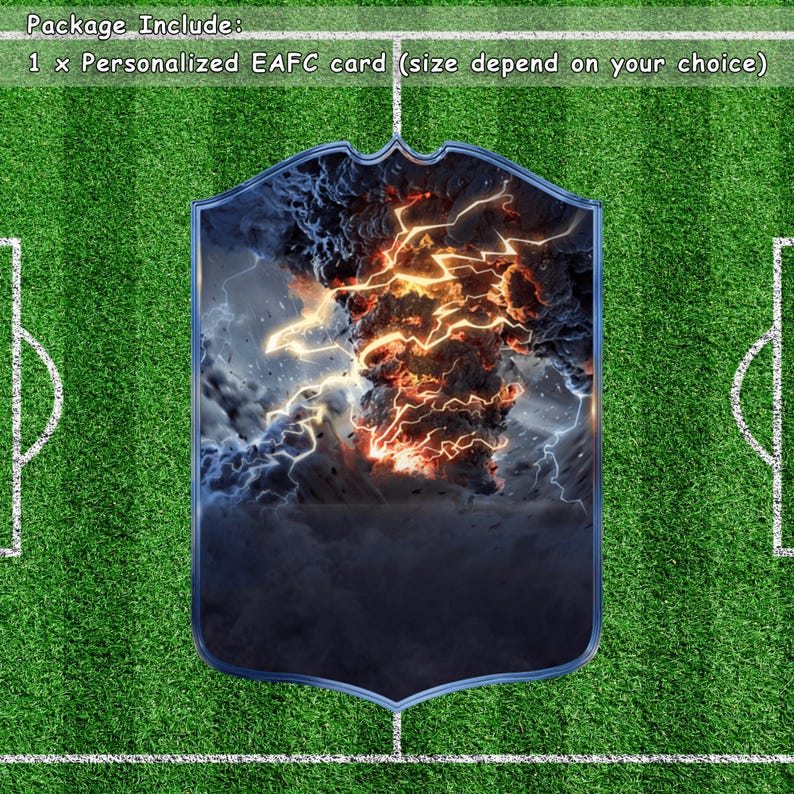 Personalized Football Card, EAFC26 FUT Card, Customized Soccer Card ...