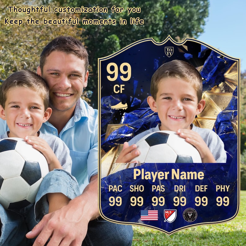Personalized Football Card, FC25 TOTY Card, Customized Fut Card Icon ...