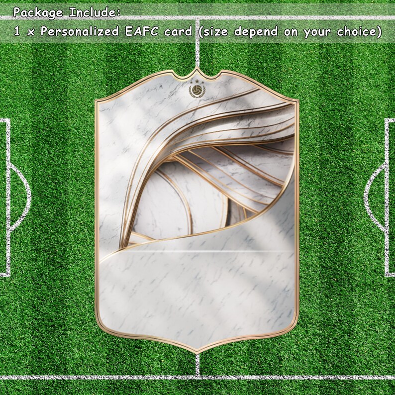 Personalized Football Card, EAFC26 FUT Card, Customized Soccer Card ...