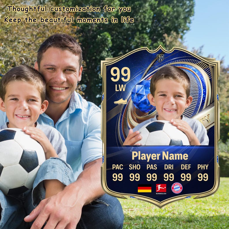 Personalized Football Card, FC26 TOTY Card, Customized Fut Card Icon ...