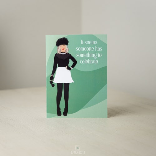 Schitts Creek Moira Rose Congrats on Your Bebe Card - Etsy
