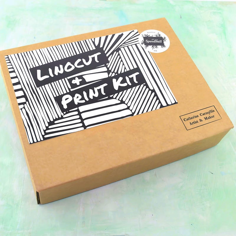 Linocut Kit - Etsy
