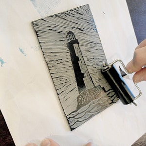 Printing Ink 6 Pots 30ml, for Block Relief Printing, Mix + Match Choose ...