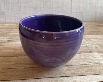 Purple Ceramic Bowl - Etsy