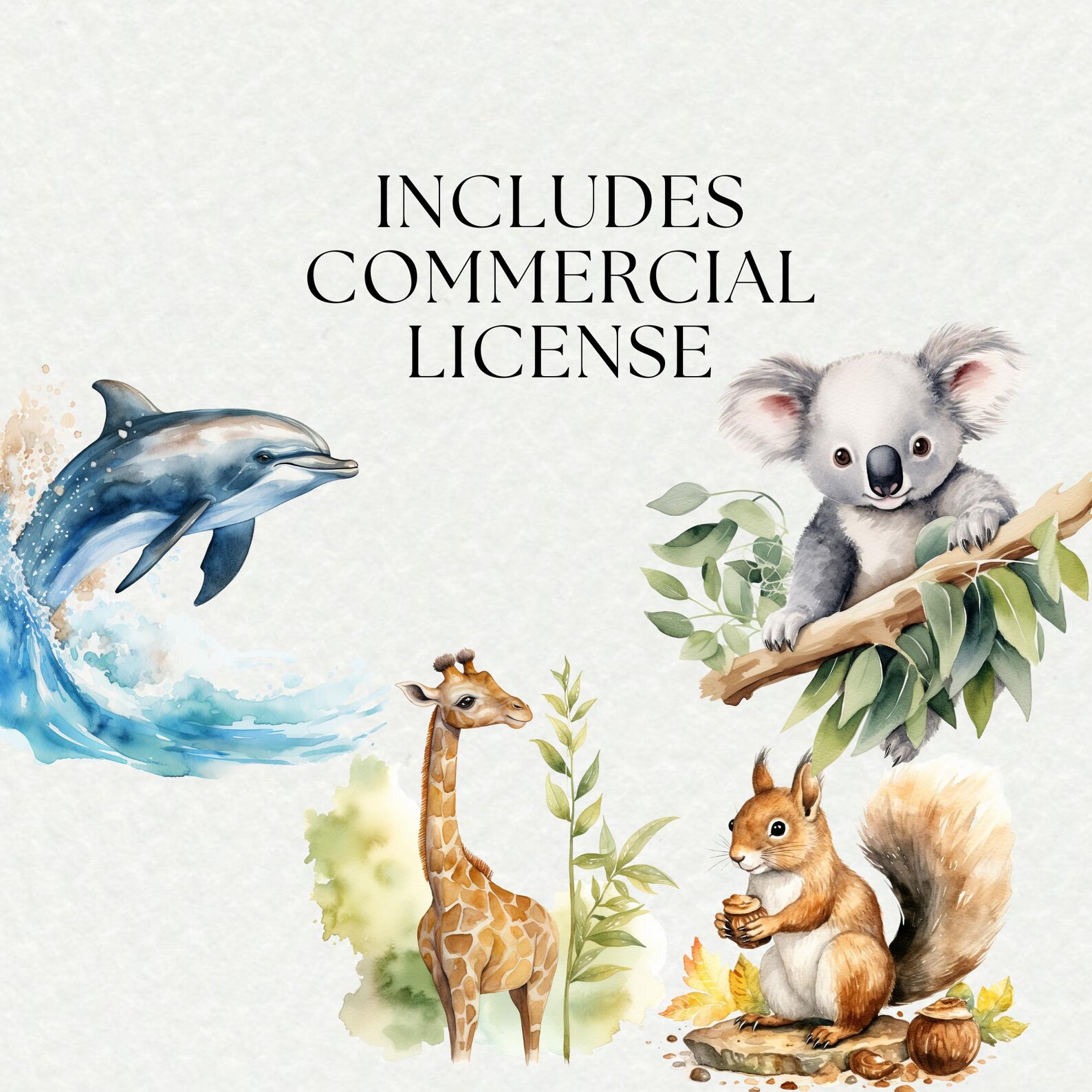 Adorable Baby Animals Clipart Bundle - Cute and Playful Wildlife ...