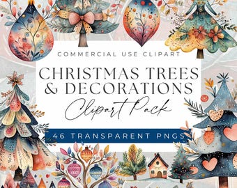 Boho Twelve Days of Christmas Clipart Bundle - Festive and Whimsical ...