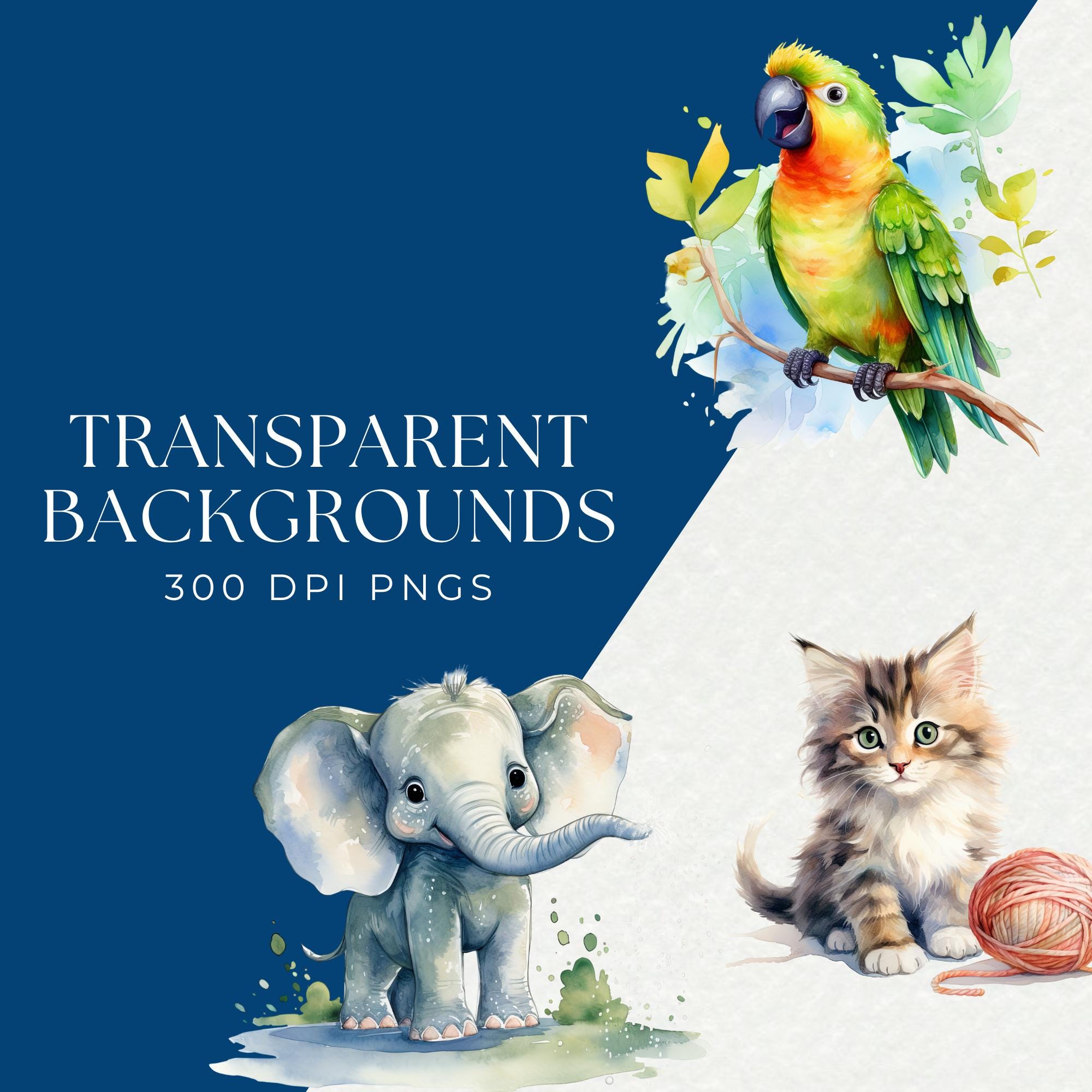 Adorable Baby Animals Clipart Bundle - Cute and Playful Wildlife ...