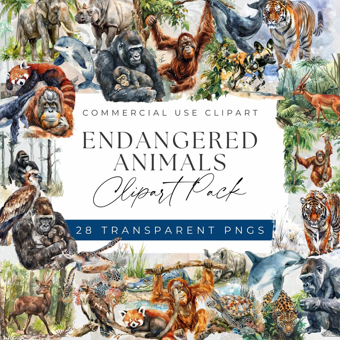 Endangered Species Clipart Collection, Clipart for Commercial Use ...