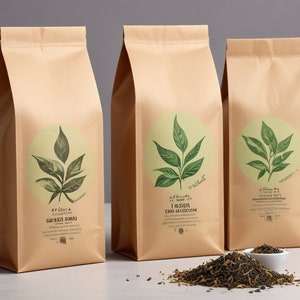 Custom Tea Packaging & Label Design for Organic Tea Bags or Pouches ...