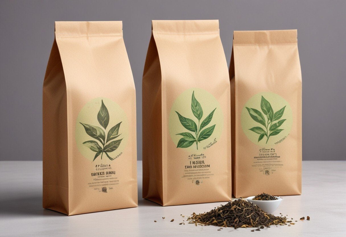Custom Tea Packaging & Label Design for Organic Tea Bags or Pouches ...