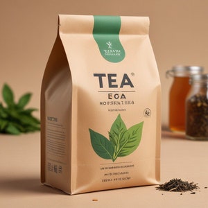 Custom Tea Packaging & Label Design for Organic Tea Bags or Pouches ...