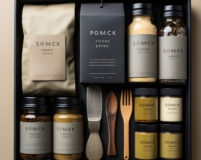 Custom Illustrated Tea Packaging Label and Boxes Design.tea Branding ...