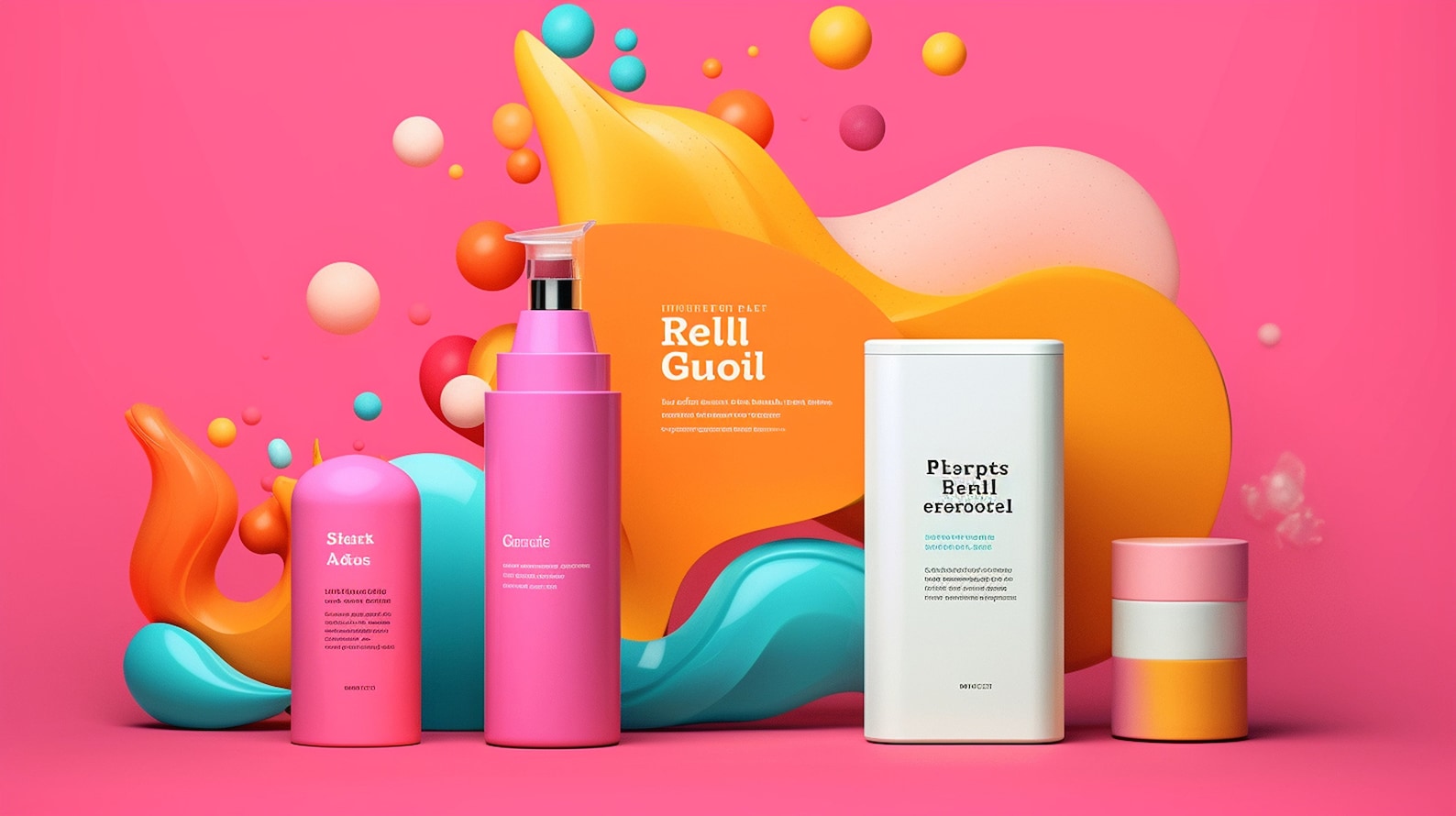 Custom Colorful Packaging Design for Beauty and Cosmetic Products ...