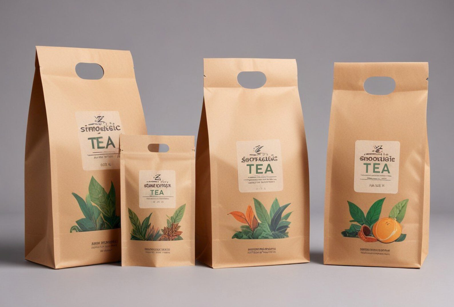 Custom Tea Packaging & Label Design for Organic Tea Bags or Pouches ...