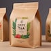 Custom Tea Packaging & Label Design for Organic Tea Bags or Pouches ...