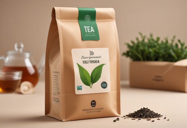 Custom Tea Packaging & Label Design for Organic Tea Bags or Pouches ...