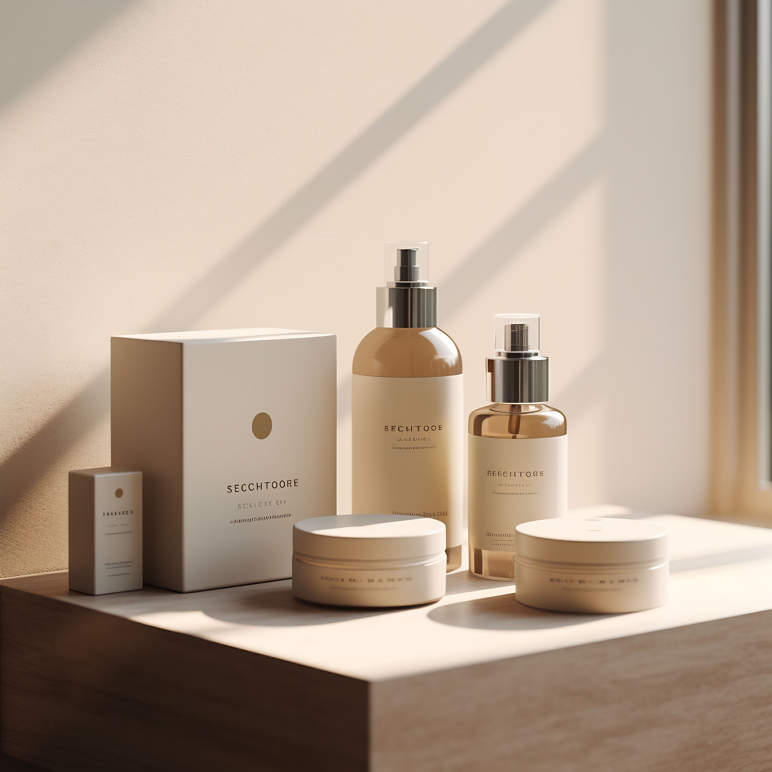 Custom Minimalist Packaging Design for Beauty and Cosmetic Products ...