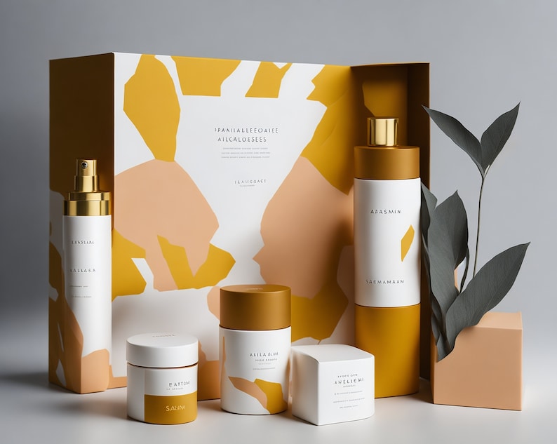 Custom Minimalist Packaging Design for Beauty and Cosmetic Products ...