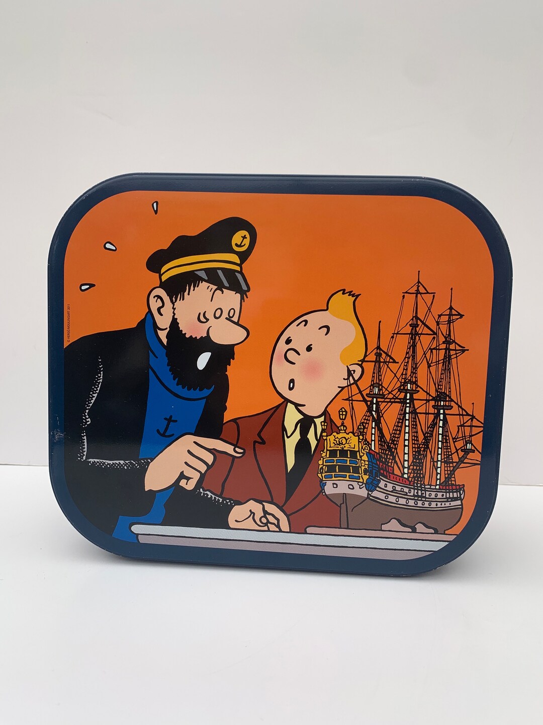 Tintin Collectable Limited Edition Biscuit Tin From 2011, Secret of the ...