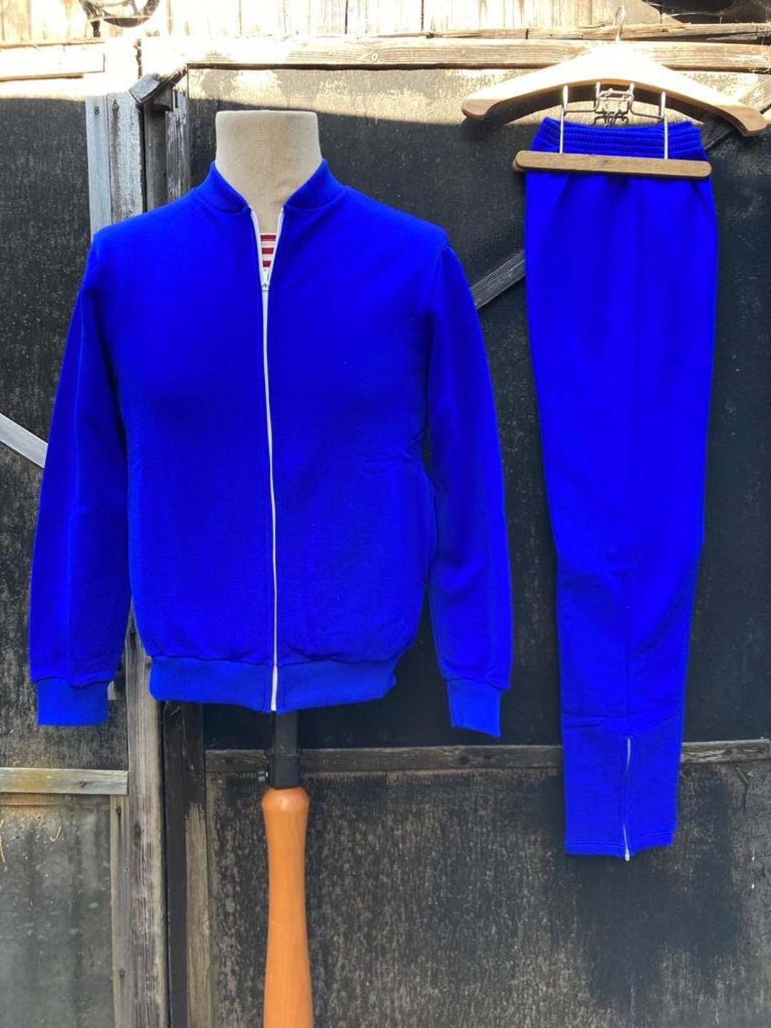 Size S, Rare Army Dead-stock 1980's, Un-worn French Blue Tracksuit ...