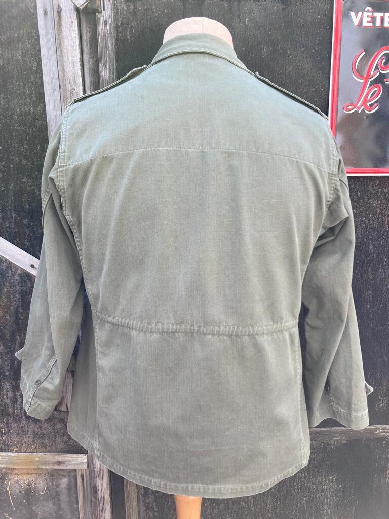 Size S, Vintage French M47 French Army Field Jacket, Early Pattern HBT ...